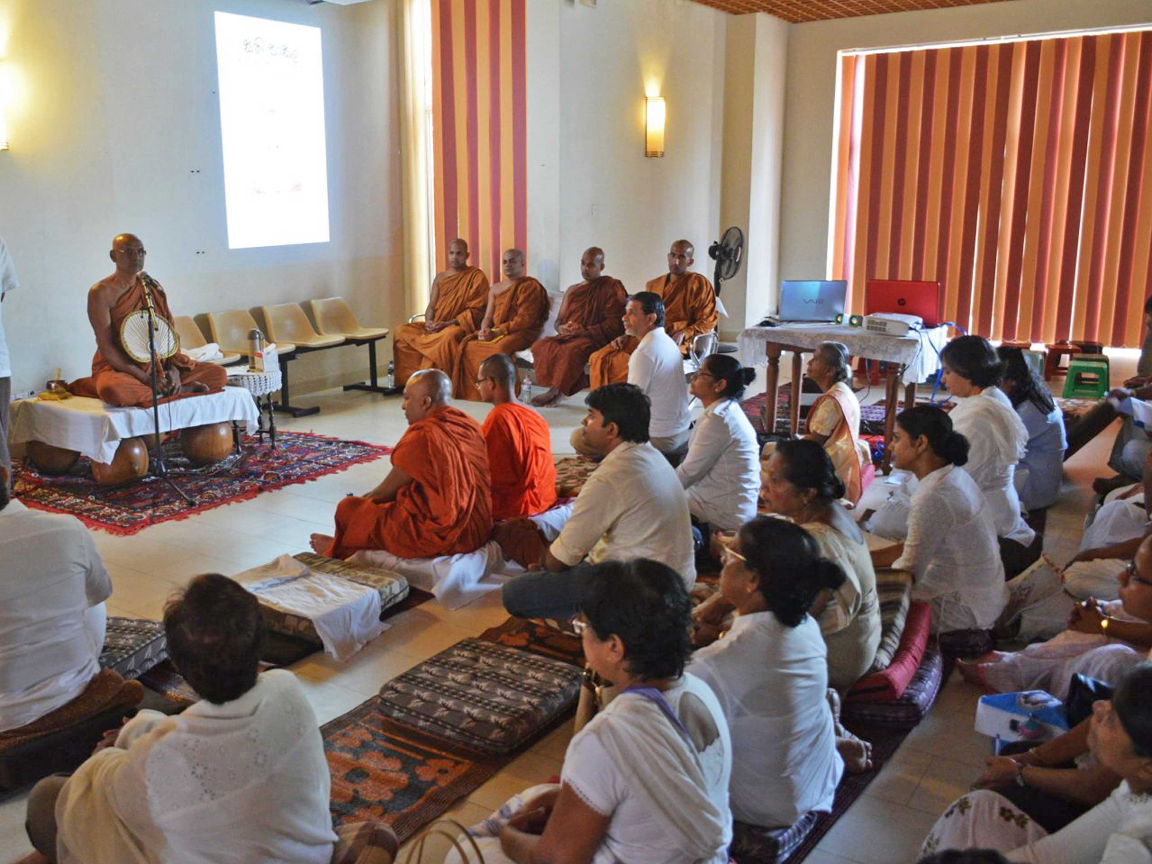 Guided Mindful Sitting or Just Being, demonstrated by Venerable ...