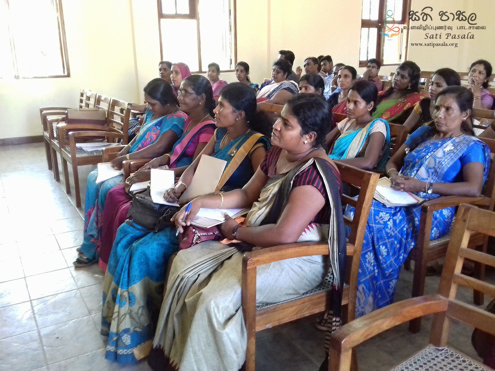 Sati Pasala Mindfulness Programme for Primary Teachers in Jaffna ...