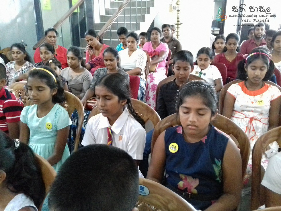 Sati Pasala Mindfulness Program at People's Bank, Pilimathalawa - Sati ...