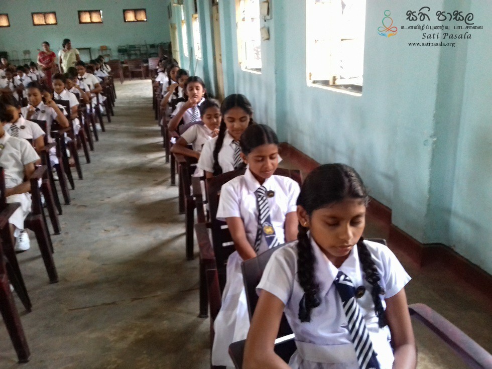 Sati Pasala Mindfulness Program at Pilimathalawa Central College - Sati ...