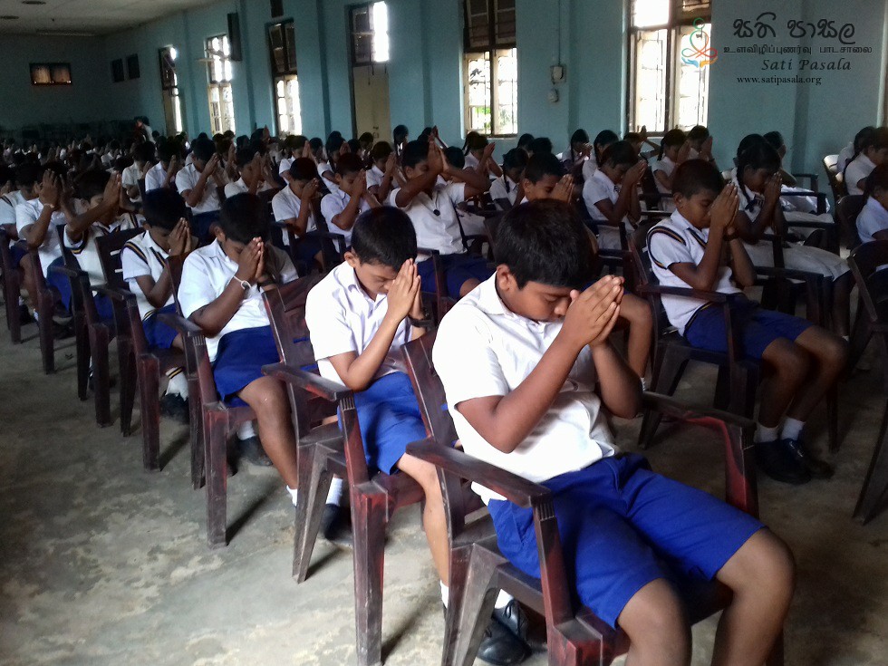Sati Pasala Mindfulness Program at Pilimathalawa Central College - Sati ...