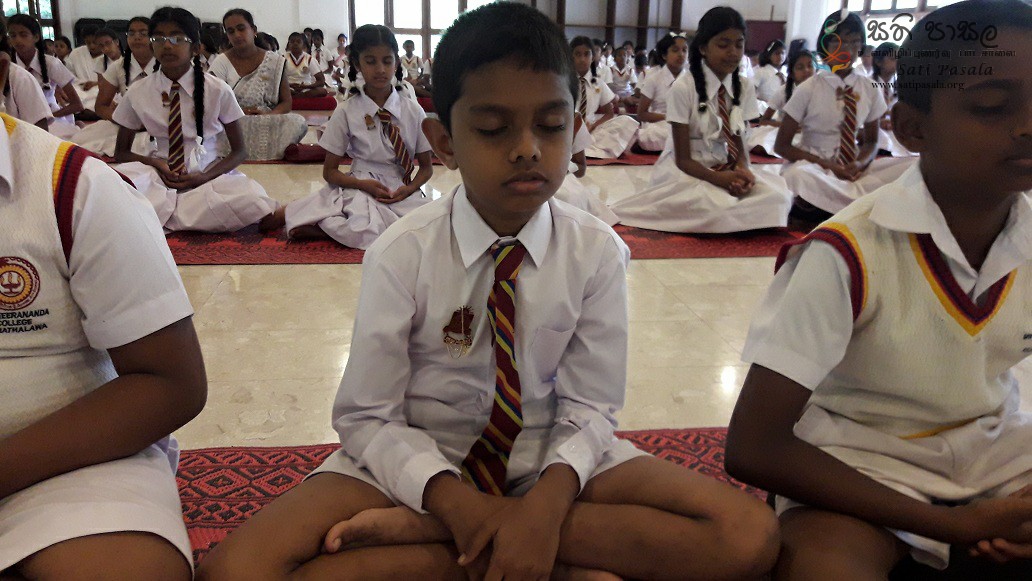 Sati Pasala Mindfulness Programme for Dheerananda College ...