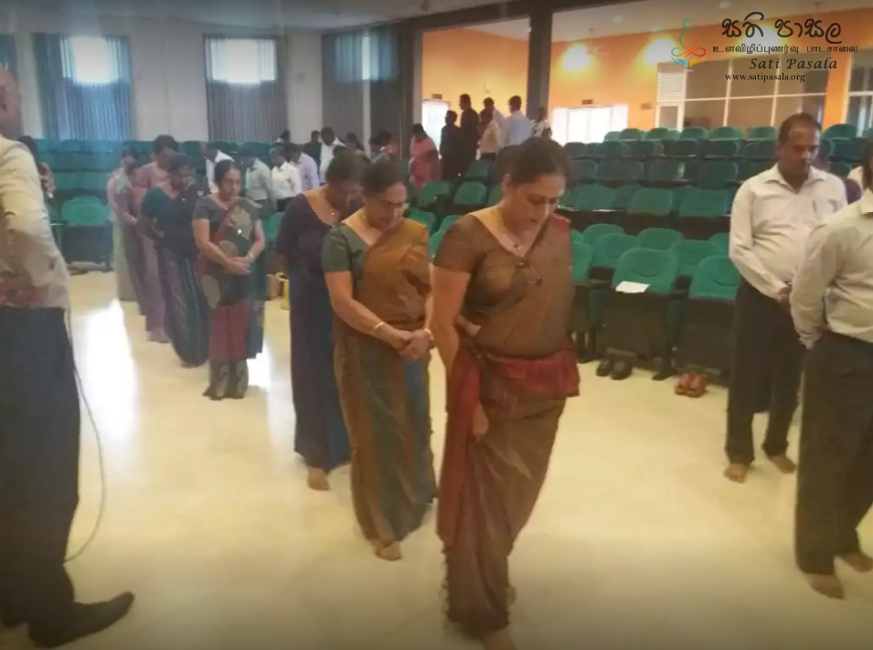 Sati Pasala Mindfulness Program for Representatives of 19 Teaching ...