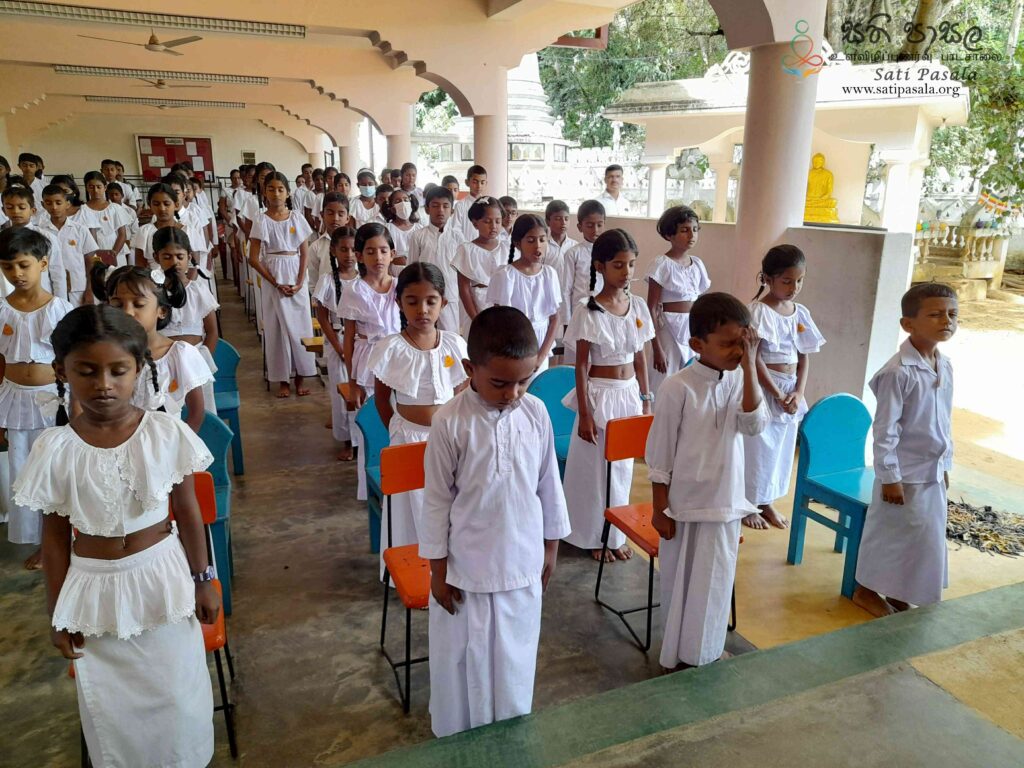 Sati Pasala Program for Sri Wimala Sunday School - Sati Pasala or How ...