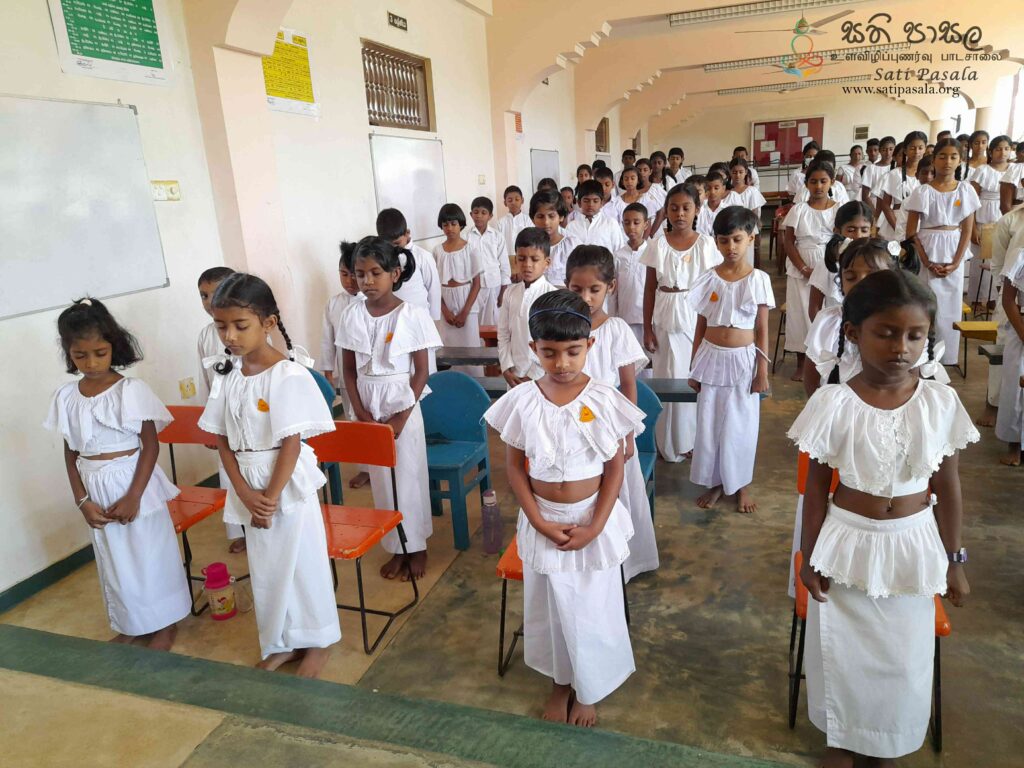 Sati Pasala Program for Sri Wimala Sunday School - Sati Pasala or How ...